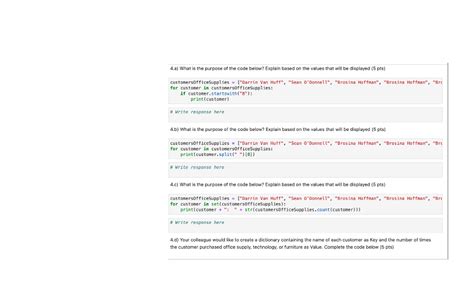 solved 1 a write the code that creates a string variable
