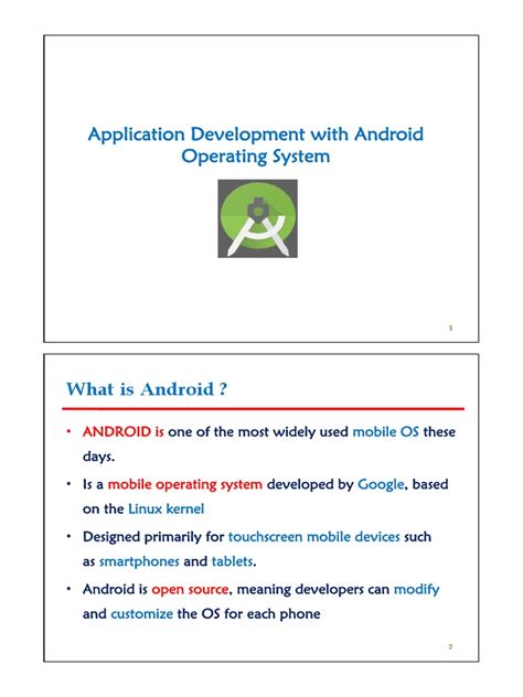 Mobile Application Chapter III | PDF | Android (Operating System) | Systems Engineering