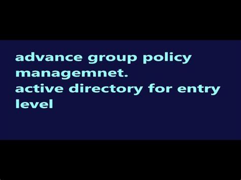 Amitra Jit On Linkedin Advance Group Policy Explanations Active