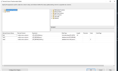 Oledb Ssis Recordset Destination Not Working For Time Column Stack