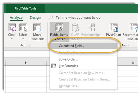 excel pivottables and calculated fields office bytes