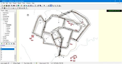 Subcatchment Network In The Swmm Model Actual Conditions In The Field Download Scientific