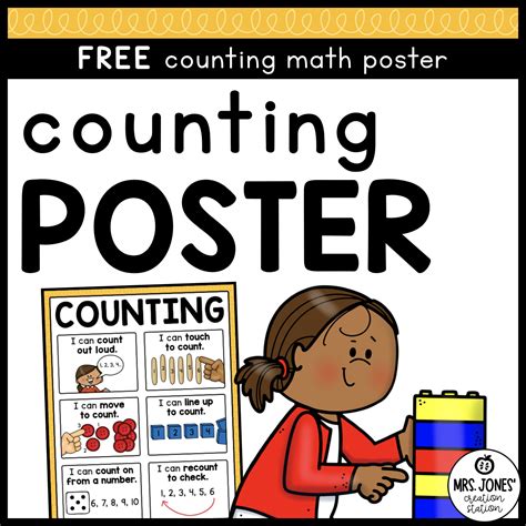 Counting Poster Mrs Jones Creation Station