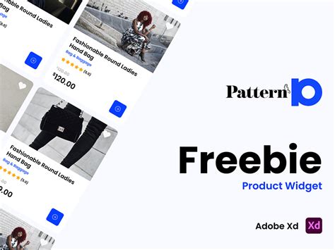 product widget ui free adobe xd templates download sketch resource