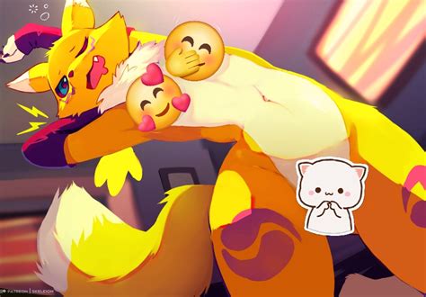 Rule 34 Beta Safe Censored Digimon Renamon Skeleion 12447051
