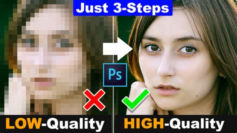 3 Simple Steps How to depixelate images and Convert Low Quality Image ...