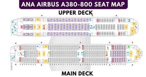 Airbus A380 Seat Map With Airline Configuration