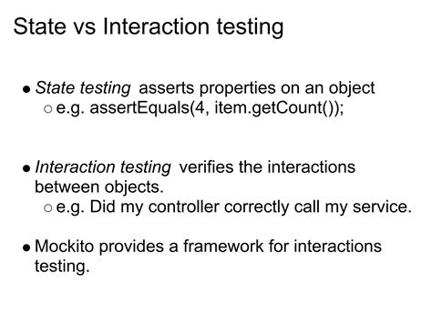 Mocking In Java With Mockito Ppt
