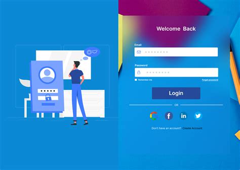 Login Page Ui Design On Behance