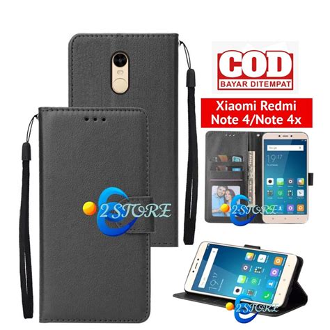 Jual Case HP XIAOMI REDMI NOTE 4 NOTE 4X Flip Case Model Flip Ada Tempat Foto Dan Kartu Flip