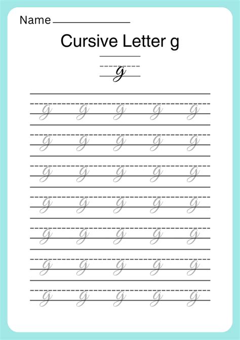 Small Letters Cursive Writing Worksheets A To Z