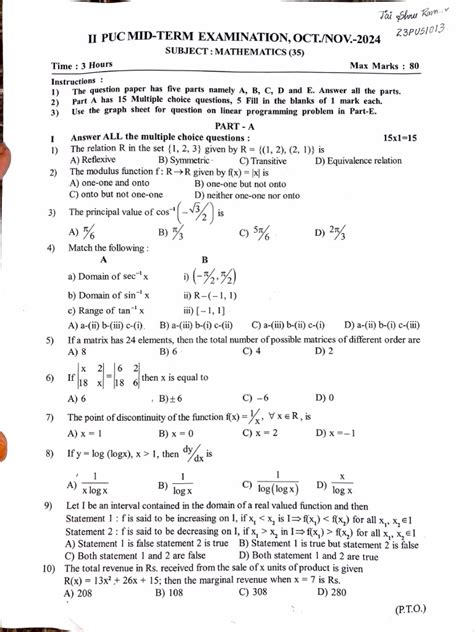 maths midterm pdf function mathematics elementary mathematics