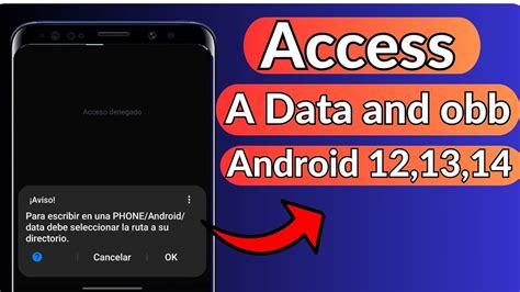how to access data and obb folder without root on android 11 12 13 14