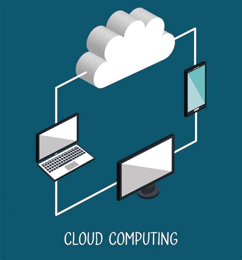 Free Vector Cloud Computing Illustration