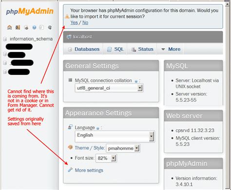 Undo Save Configuration In Browser · Issue 3012 · Phpmyadminphpmyadmin · Github