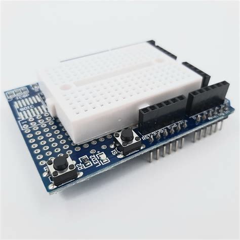 módulo shield prototipo con mini protoboard para arduino tettsa tienda