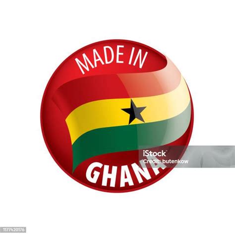 가나 플래그 흰색 배경에 벡터 그림 가나에 대한 스톡 벡터 아트 및 기타 이미지 가나 국가 관광명소 기 Istock