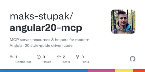 Github Maks Stupakangular20 Mcp Mcp Server Resources And Helpers For Modern Angular 20 Style