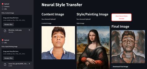 github bhushan zade neural style transfer