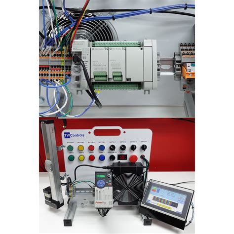 Tw Controls Allen Bradley Micro850 Plc Trainer With Ac Drive Linear