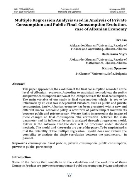 Mr Pdf Regression Analysis Linear Regression