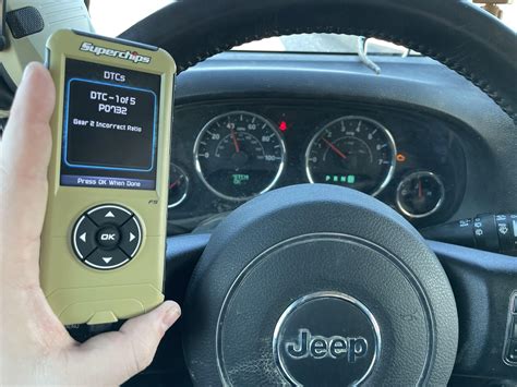 Anyone Else Get This Error Code Along With Erratic Shifting And Rpms R Jeep