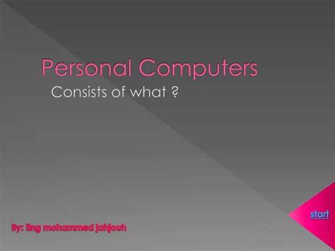 PPT Personal Computers PowerPoint Presentation Free Download ID