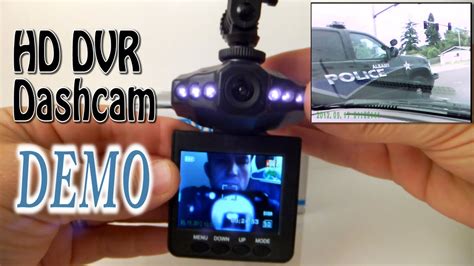 HD Infrared Dash Cam DVR with 2.5" LCD Screen DEMO - YouTube