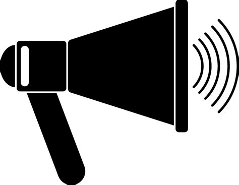 Megaphone Icon For Speaking Concept Vector Art At Vecteezy