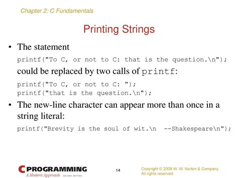 C Fundamentals Chapter 2 Copyright 2008 W W Norton Company Ppt Download