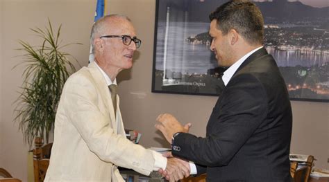 Италијанскиот амбасадор Андреа Силвестри во посета на Охрид • Webohrid