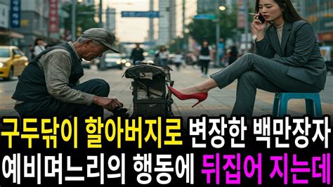 백만장자 할아버지가 구두닦이로 변신한 이유ㅣ 까맣게 모르던 예비며느리는 돌이킬 수 없는 실수를 한다 Youtube