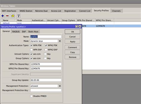 Konfigurasi Hide SSID Password Access List Dan Connect List On Mikrotik