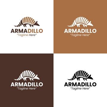 Armadillo Logo Premium Vector