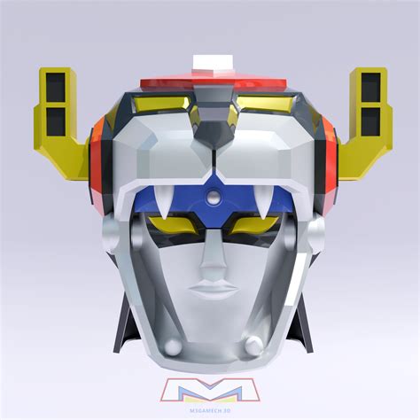 🪖 Golion Voltron Head Helmet Wearable・ 3d File For 3d Printing・cults