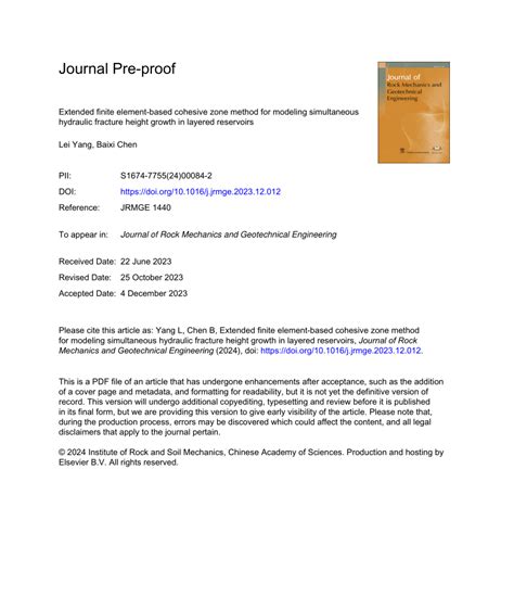 Pdf Extended Finite Element Based Cohesive Zone Method For Modeling