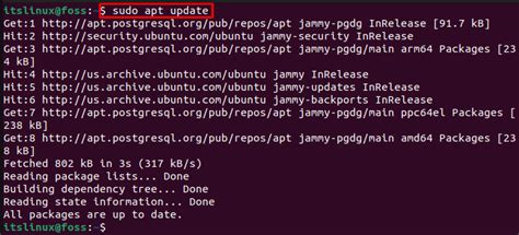 How To Install And Set Up Postgresql Database On Ubuntu Its Linux Foss