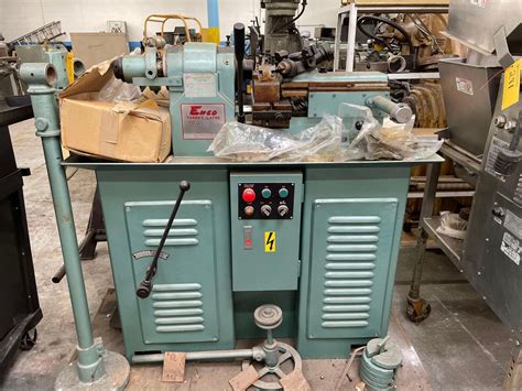 Enco Turret Lathe Model 112-8100, S/N 2586480, Collet Closer, Cross ...