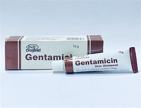 Drugfield Gentamicin Skin Ointment X15g Medecify