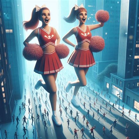 Giantess Cheerleaders 10 By Beautyhardart On Deviantart