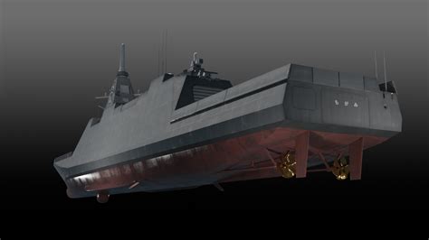 Jmsdf Mogami Class Frigate 3d Model By Ennuishao