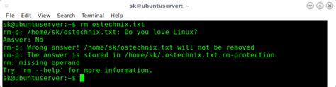Protect Files From Accidental Deletion In Linux OSTechNix