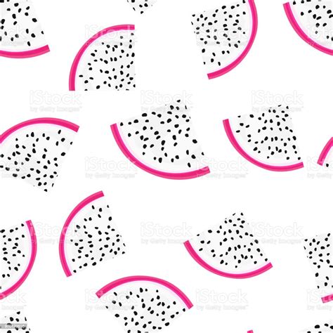 열 대 과일과 완벽 한 패턴입니다 건강 한 디저트입니다 과일 배경입니다 드래곤 과일 또는 Pitaya입니다 이국적인 음식입니다 옷 벽지 여름 배너 인쇄 포장 0명에 대한