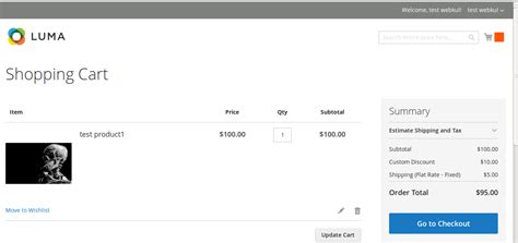 How To Set Custom Discount Or Fee At Cart In Magento 2