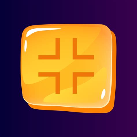 Screen Minimize Glossy Ui Button With Pixelated Icon 16090317 Vector Art At Vecteezy