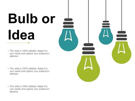 Bulb Or Idea Technology Ppt PowerPoint Presentation File Gridlines