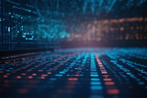 Premium Photo Digital Binery Codes Wallpaper Hd