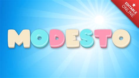 Modesto Aesthetic Text Effect Generator