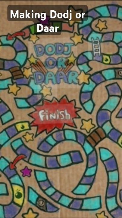 I Made Dodj Or Daar Tawog Creative Boardgame Diy Shorts