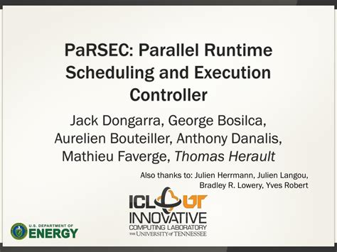 Ppt Parsec Parallel Runtime Scheduling And Execution Controller